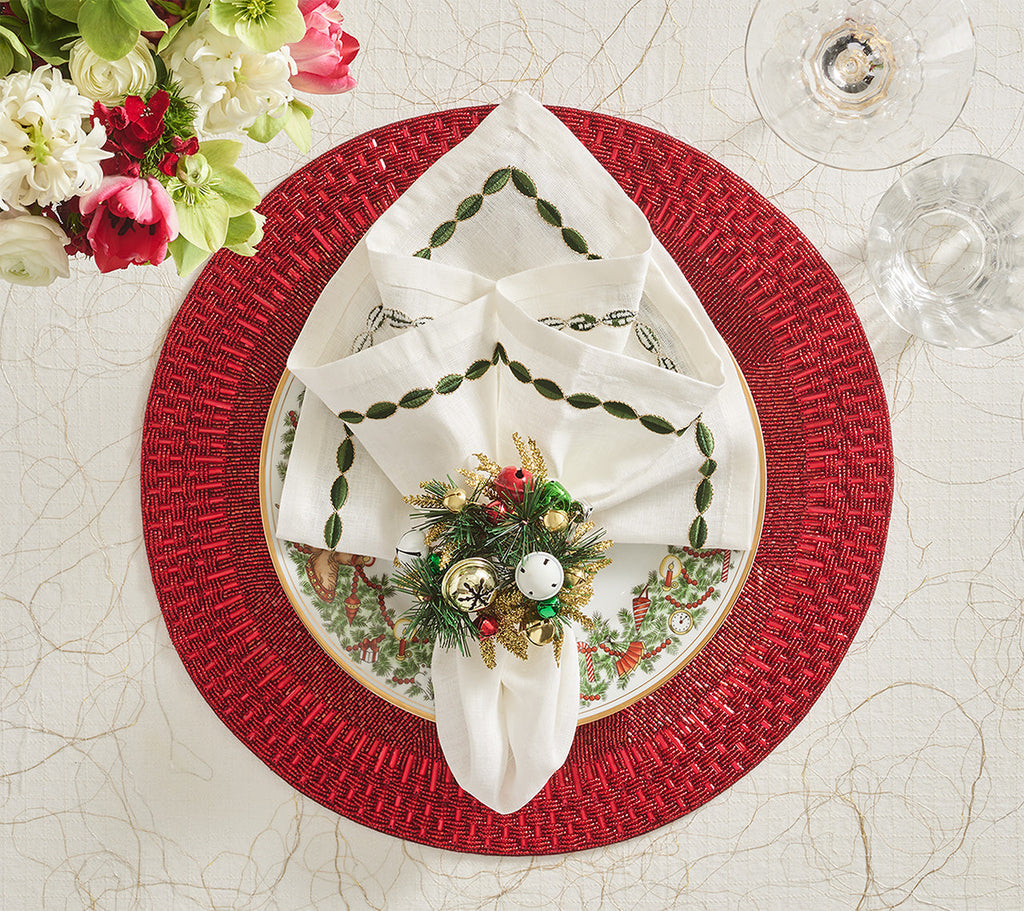 Jingle Bells Napkin Ring by Kim Seybert